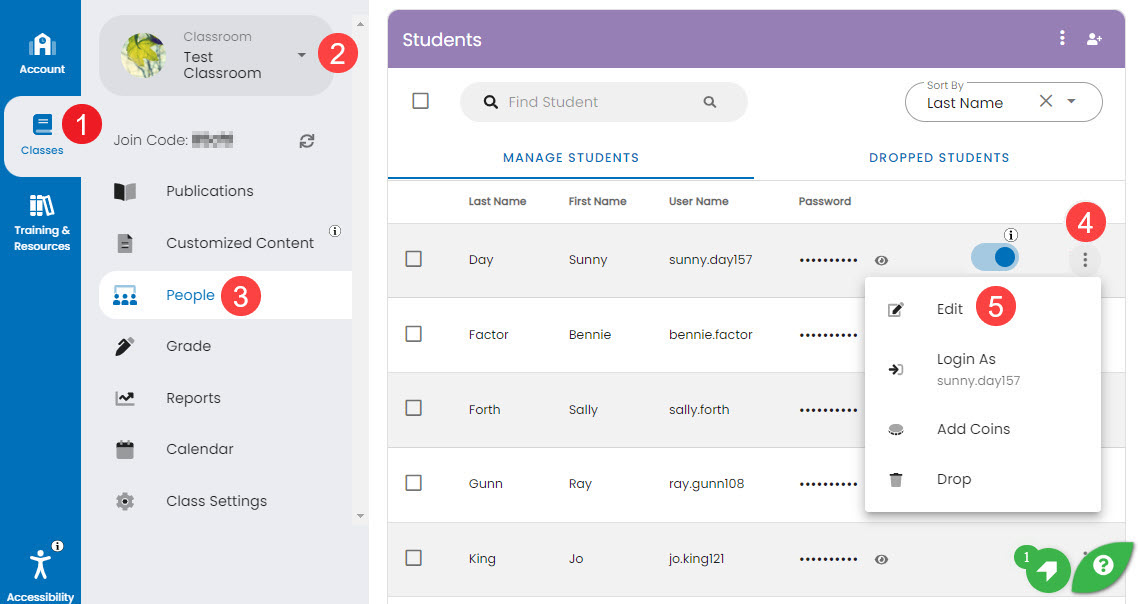 How To Edit Student Accounts – Studies Weekly