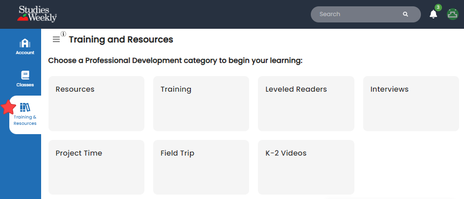 How to Find and Print Training and Resources – Studies Weekly