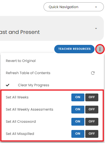 How to Hide Content from Students – Studies Weekly