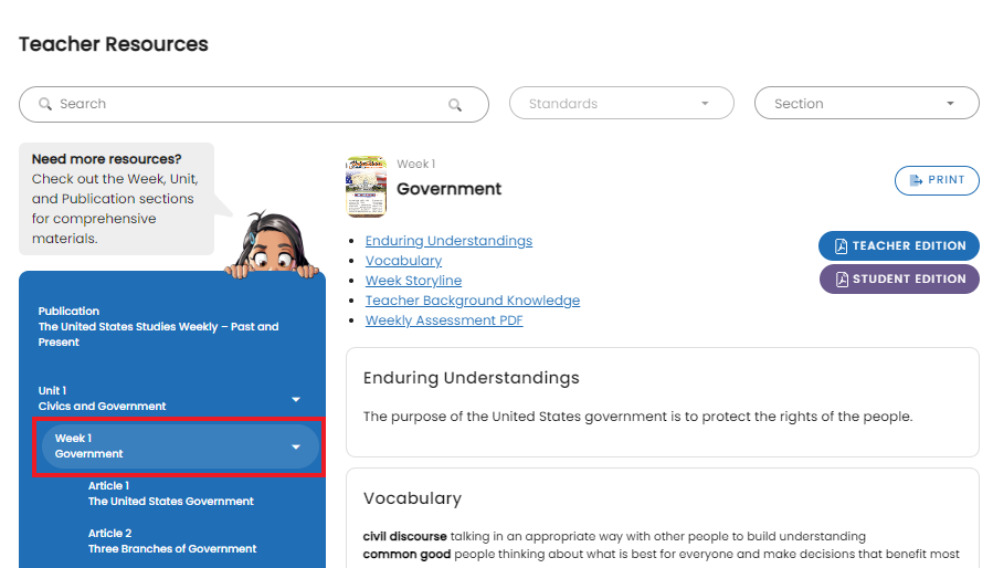 How to Access and Navigate Teacher Resources – Studies Weekly