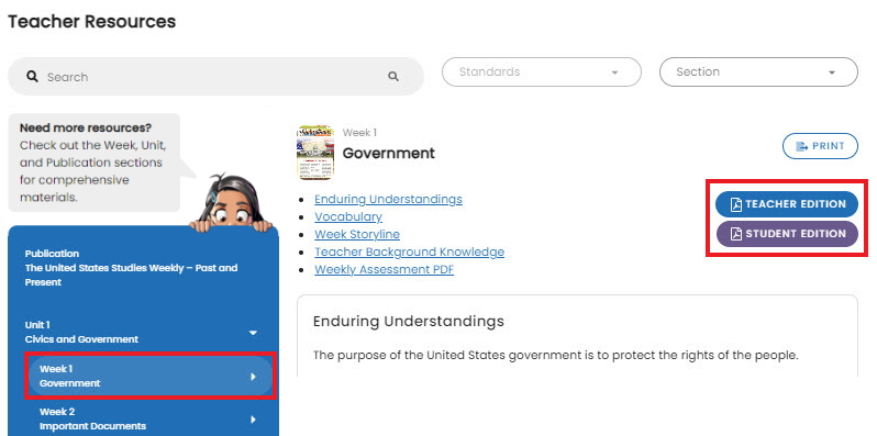 How to Access and Navigate Teacher Resources – Studies Weekly