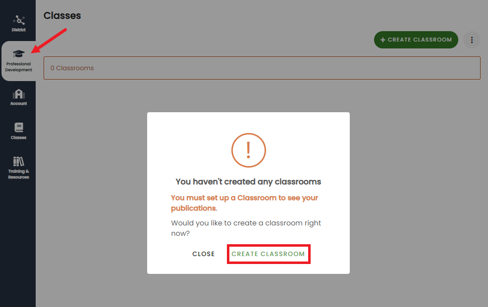 Professional Development Classroom – Studies Weekly