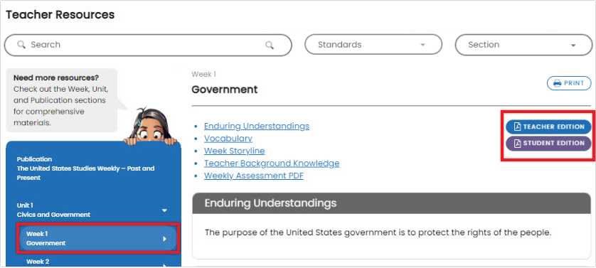 How to Access and Navigate Teacher Resources – Studies Weekly