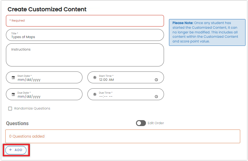 Hot Spot Question Type – Studies Weekly