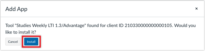 Setting Up LTI Deep Linking with Canvas for your District – Studies Weekly