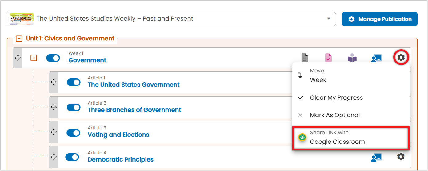 How to Assign Content in Google Classroom – Studies Weekly