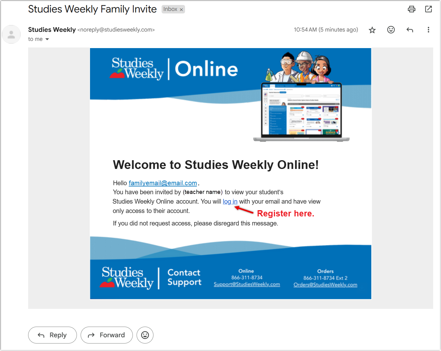 Navigating the Family Dashboard – Studies Weekly