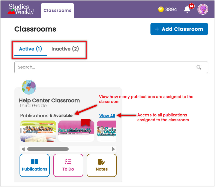 How to Navigate the Student Dashboard – Studies Weekly