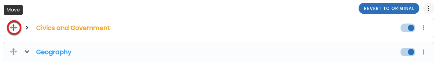 How to Reorder/Move Units, Weeks & Articles – Studies Weekly